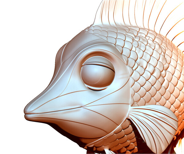 ArtStation - Fish 3d Print model | Resources