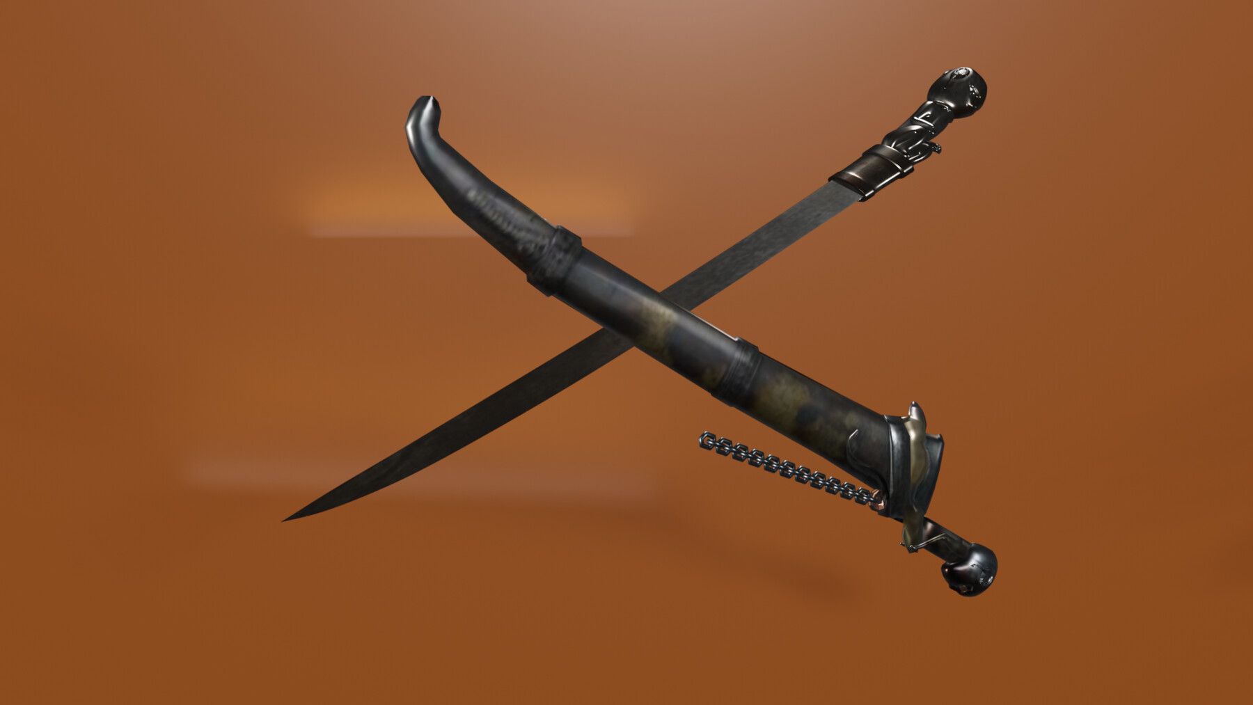 ArtStation - Piso Gaja Dompak - Indonesia Tradisional Weapon | Game Assets