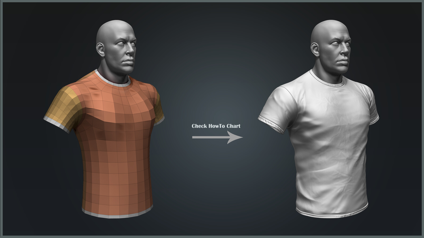 ArtStation - 10 Clothes Base mesh + 4 High Poly Clothes Models | Resources