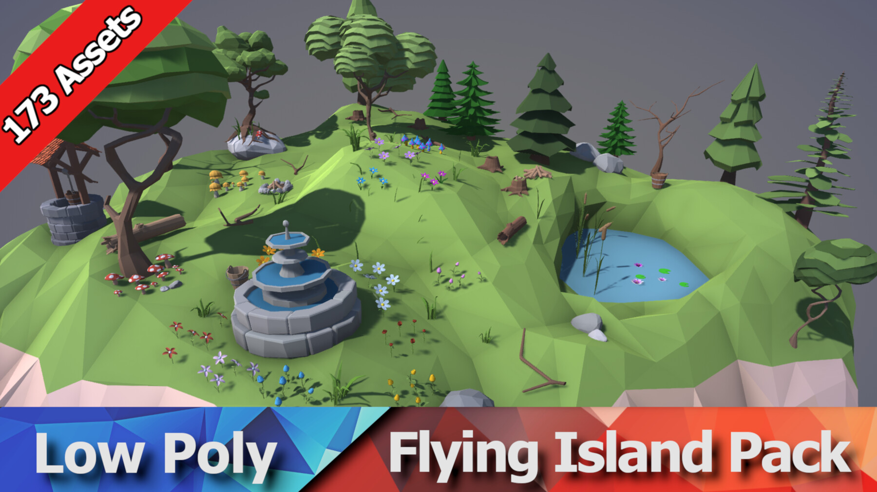 ArtStation - Low Poly Nature and Props Pack | Game Assets