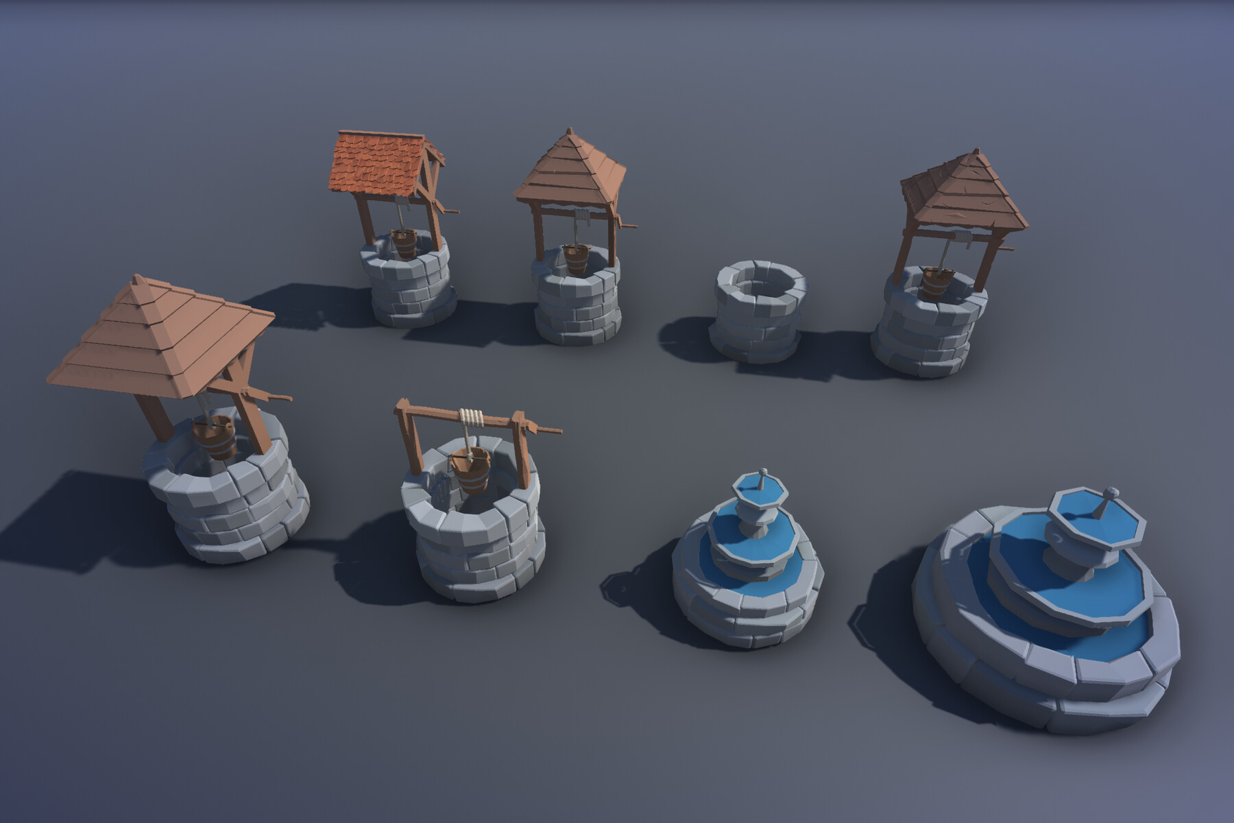 ArtStation - Low Poly Nature and Props Pack | Game Assets