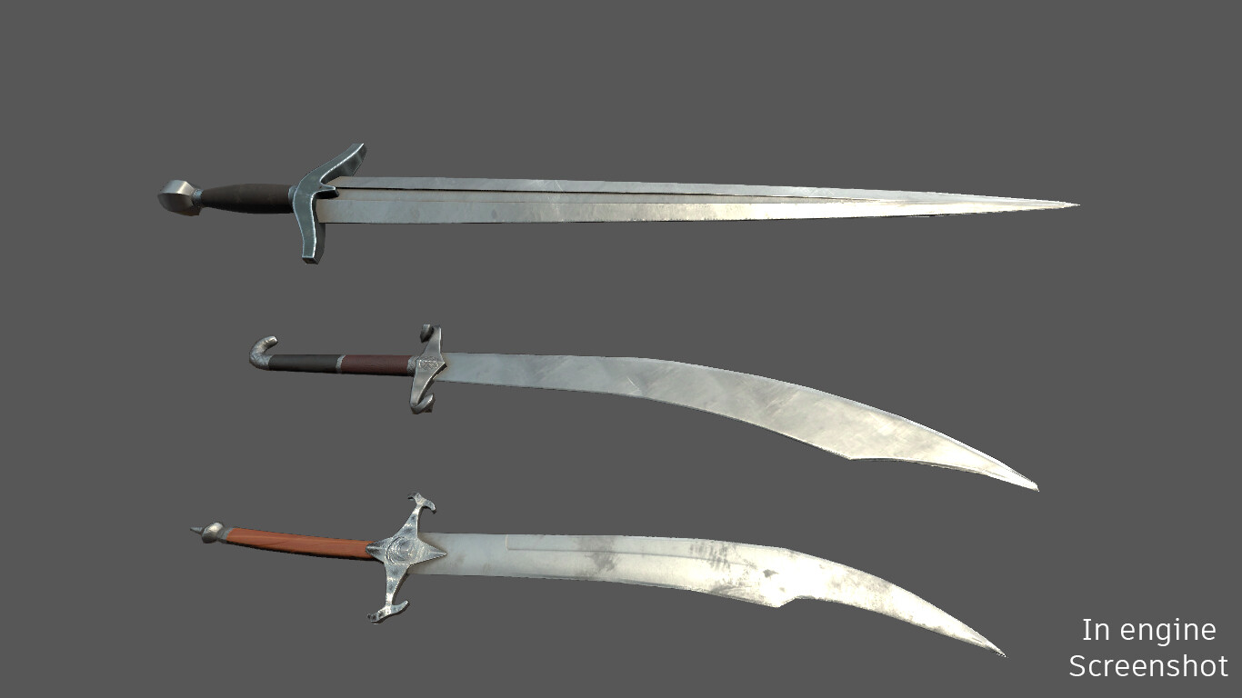 ArtStation - Medieval Weapons Collection - Swords | Game Assets