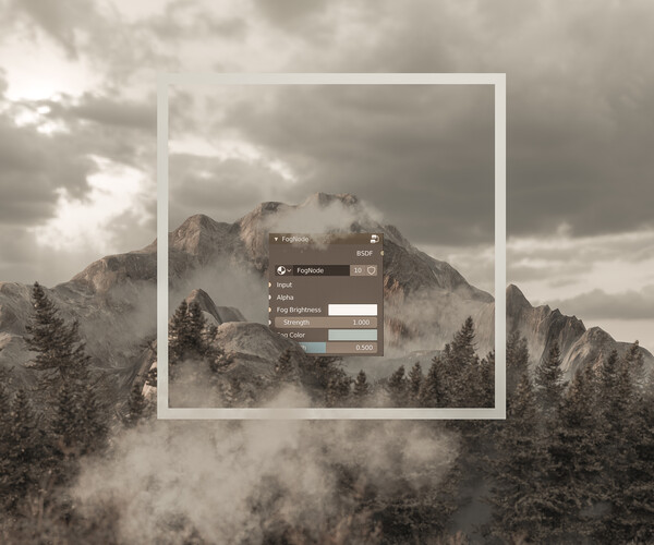 ArtStation - Fog Pack & Node Shader for Blender | Game Assets