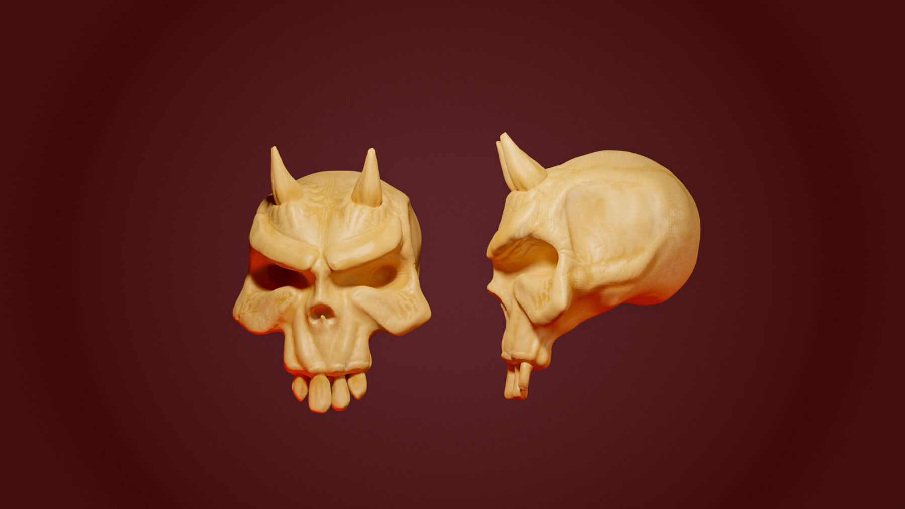 ArtStation - Stylized Skulls Collection | Resources