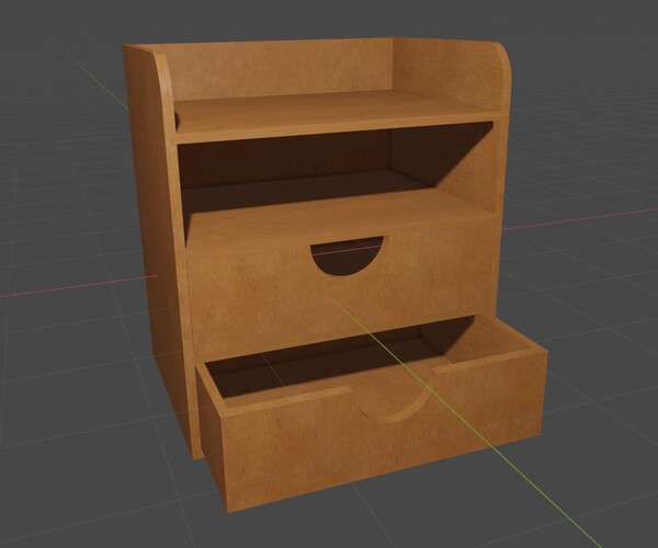 ArtStation - Desk Shelf | Game Assets