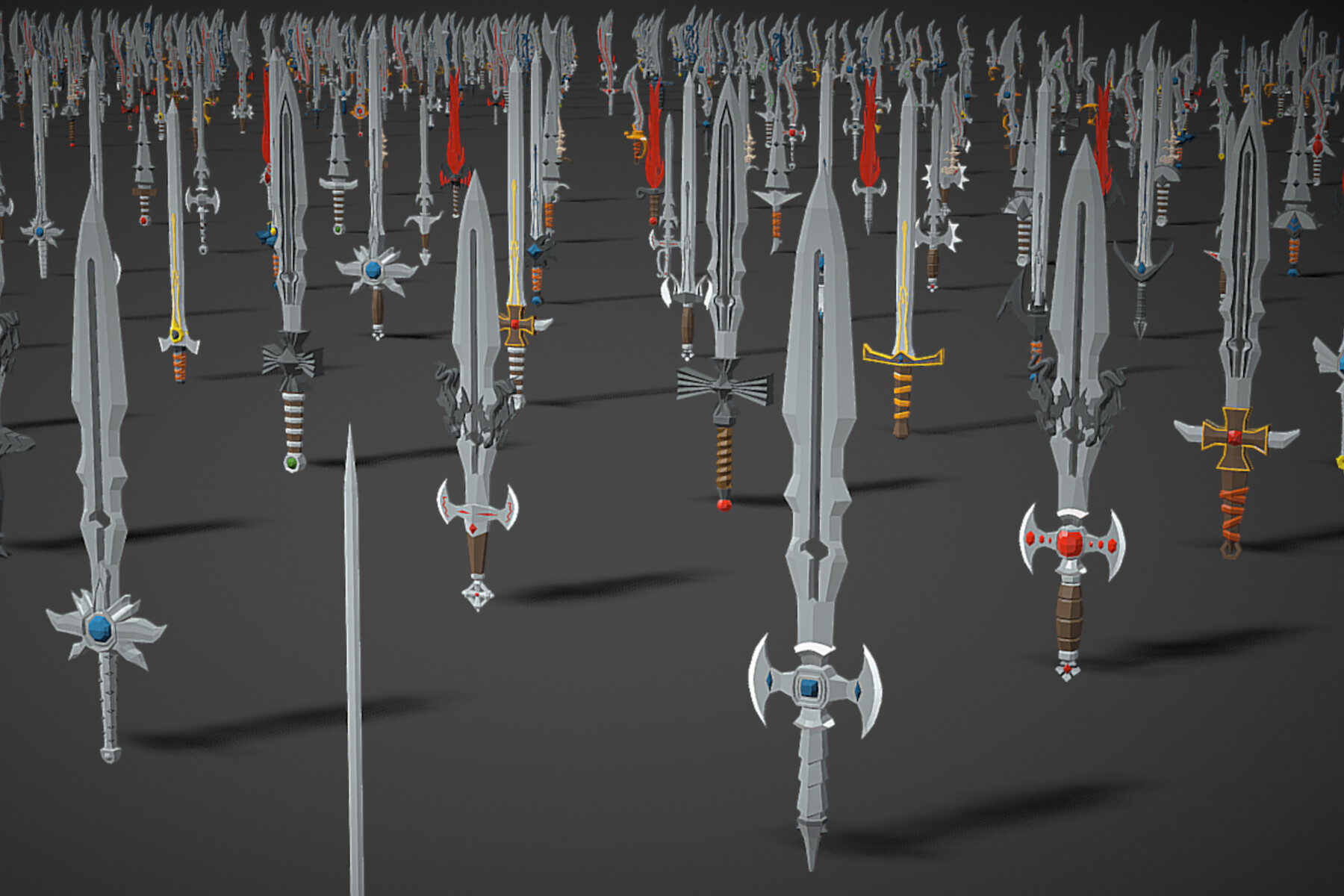 ArtStation - Modular Swords Mega Pack - 1200 Swords And Components ...