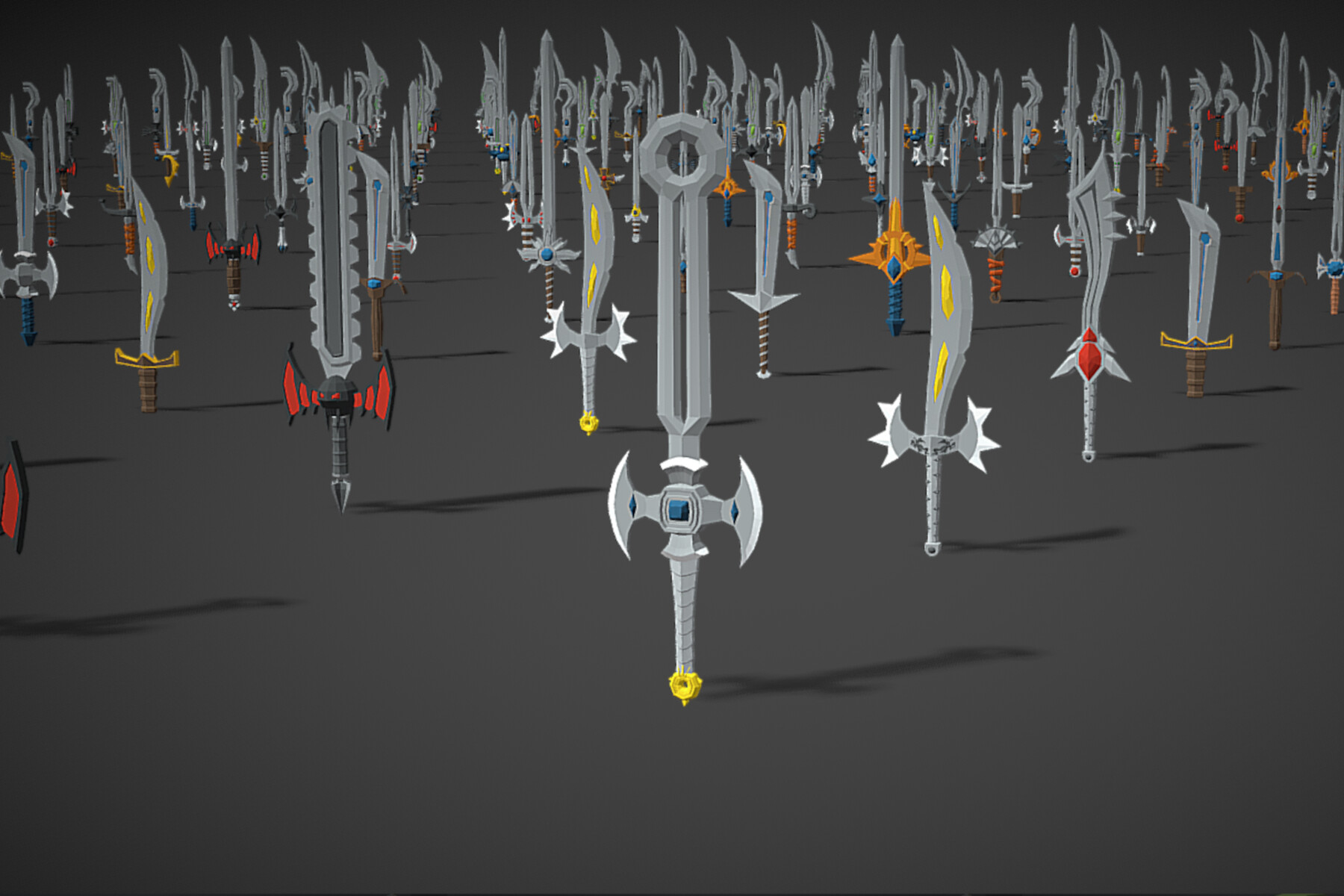 ArtStation - Modular Swords Mega Pack - 1200 Swords And Components ...