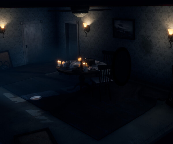ArtStation - Horror Rooms Bundle - Vol.1 UE4/UE5 | Game Assets
