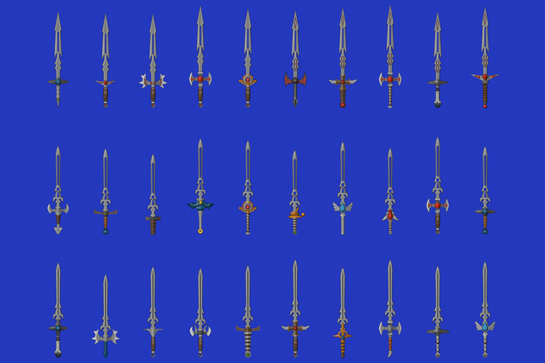 ArtStation - Modular Swords Mega Pack - 1200 Swords And Components ...