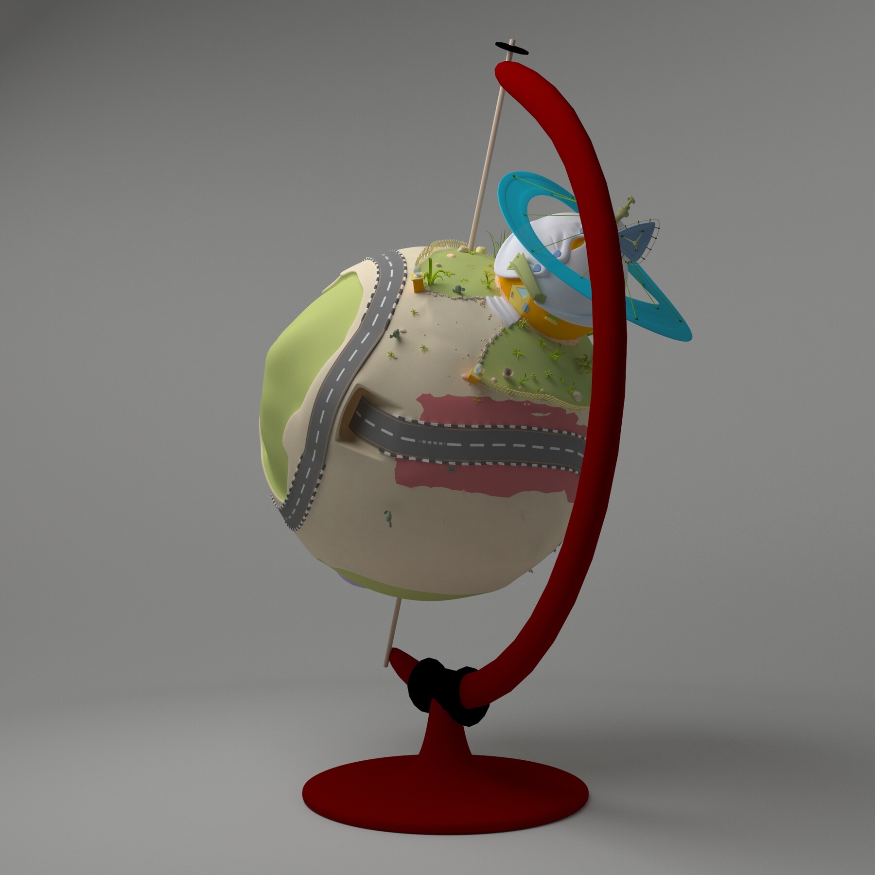 ArtStation - Earth Cartoon Environment | Resources