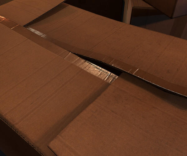 ArtStation - Cardboard Boxes | Game Assets