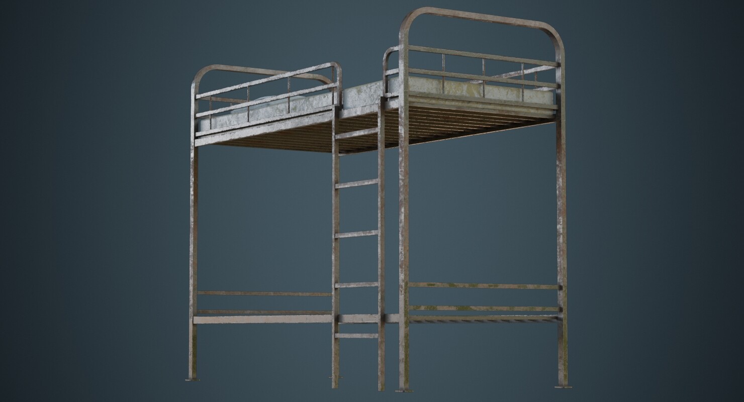 ArtStation - Bunk Bed 3B | Game Assets
