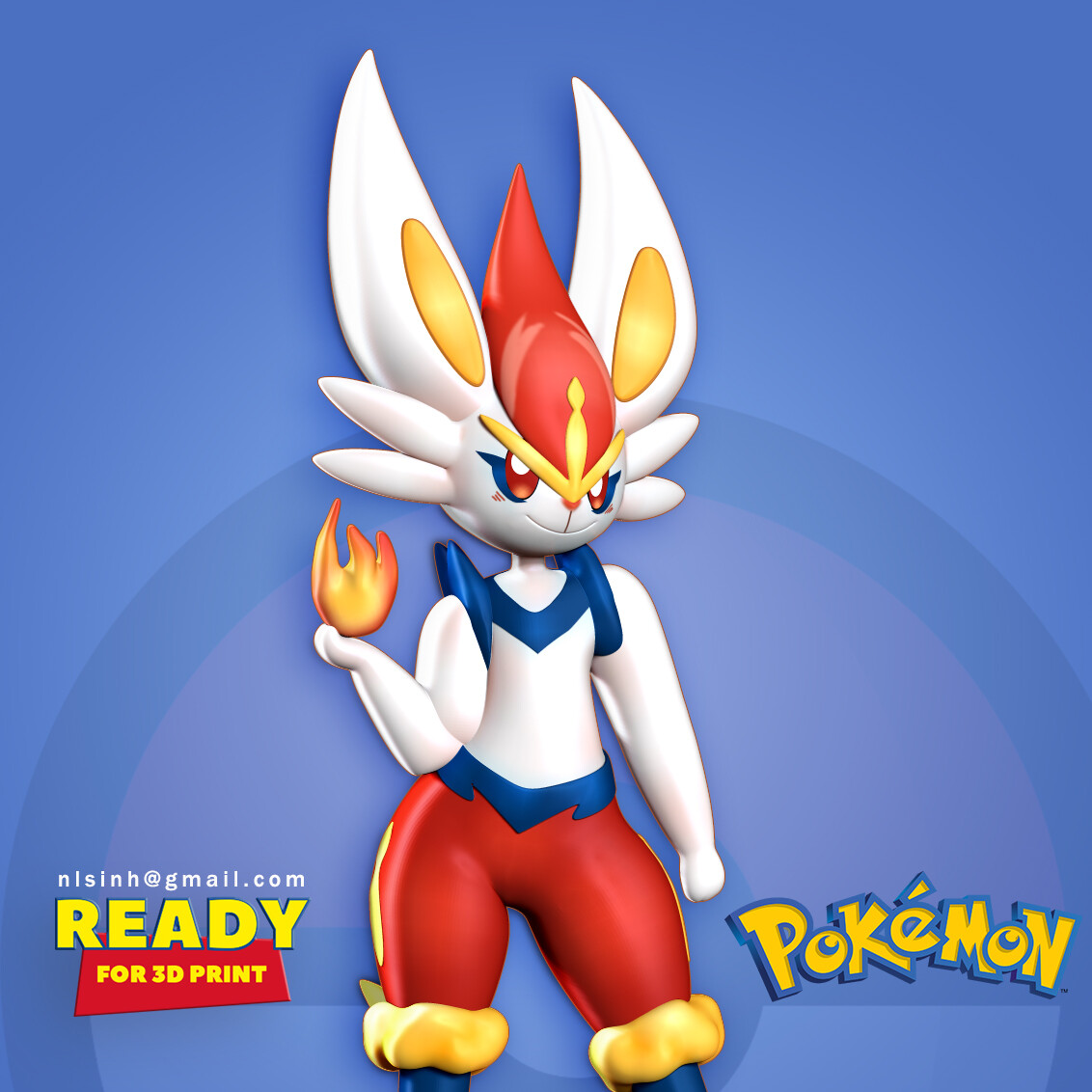 ArtStation - Cinderace - Pokemon Fanart | Resources