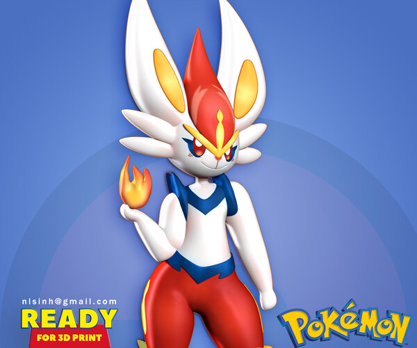 ArtStation - Cinderace - Pokemon Fanart | Resources