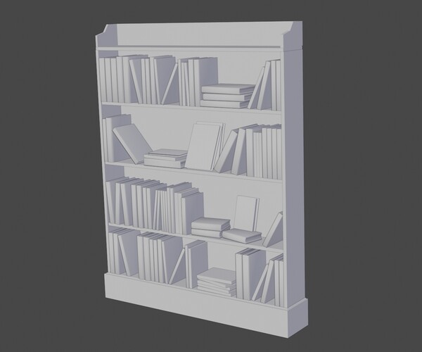 ArtStation - Bookcase | Game Assets