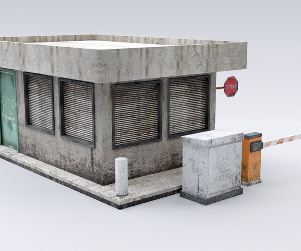 ArtStation - Guard Booth | Game Assets