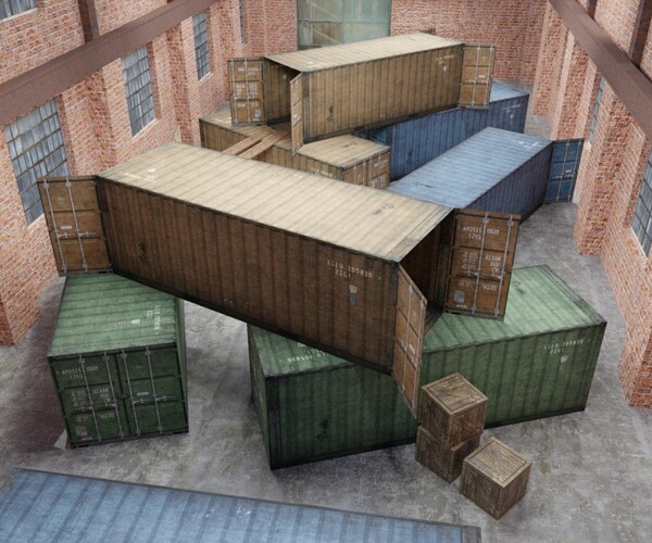 ArtStation - Warehouse | Game Assets