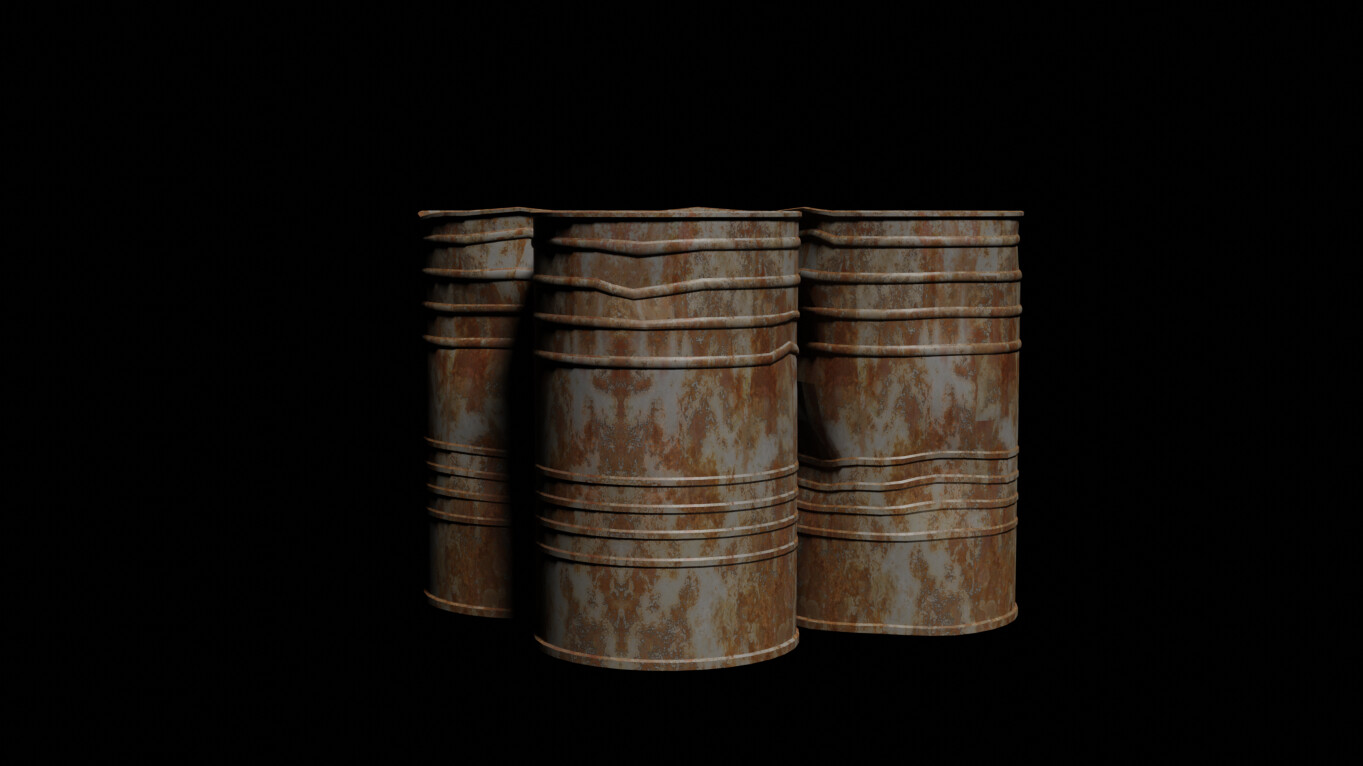ArtStation - rusted barrel | Resources