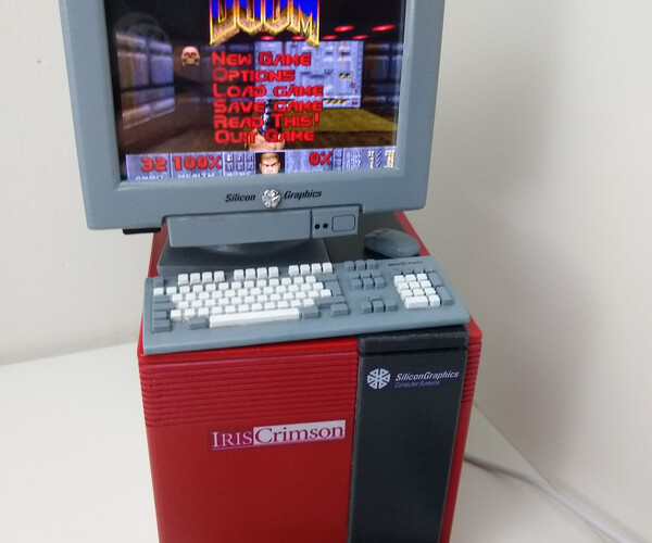 ArtStation - Silicon Graphics Monitor Raspberry Pi Case | Resources