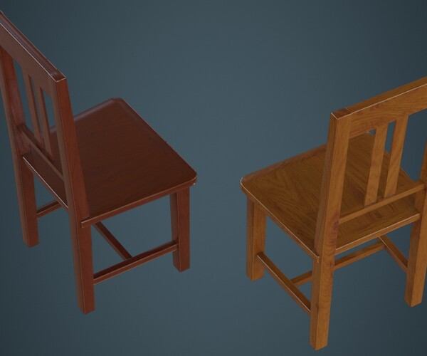 ArtStation - Kitchen Chair 3A | Game Assets
