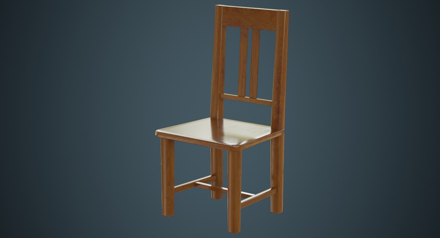ArtStation - Kitchen Chair 3A | Game Assets