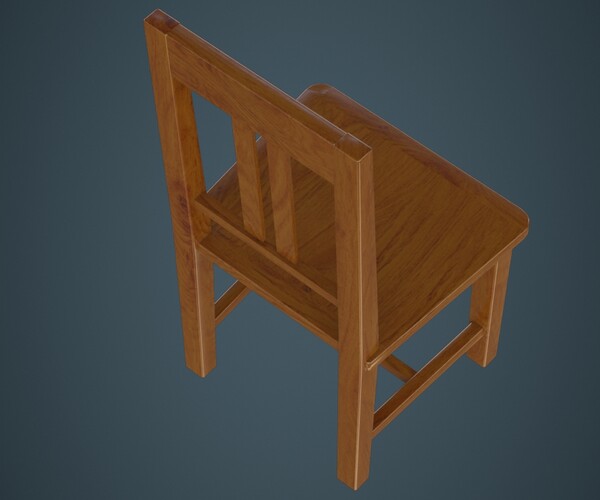 ArtStation - Kitchen Chair 3A | Game Assets