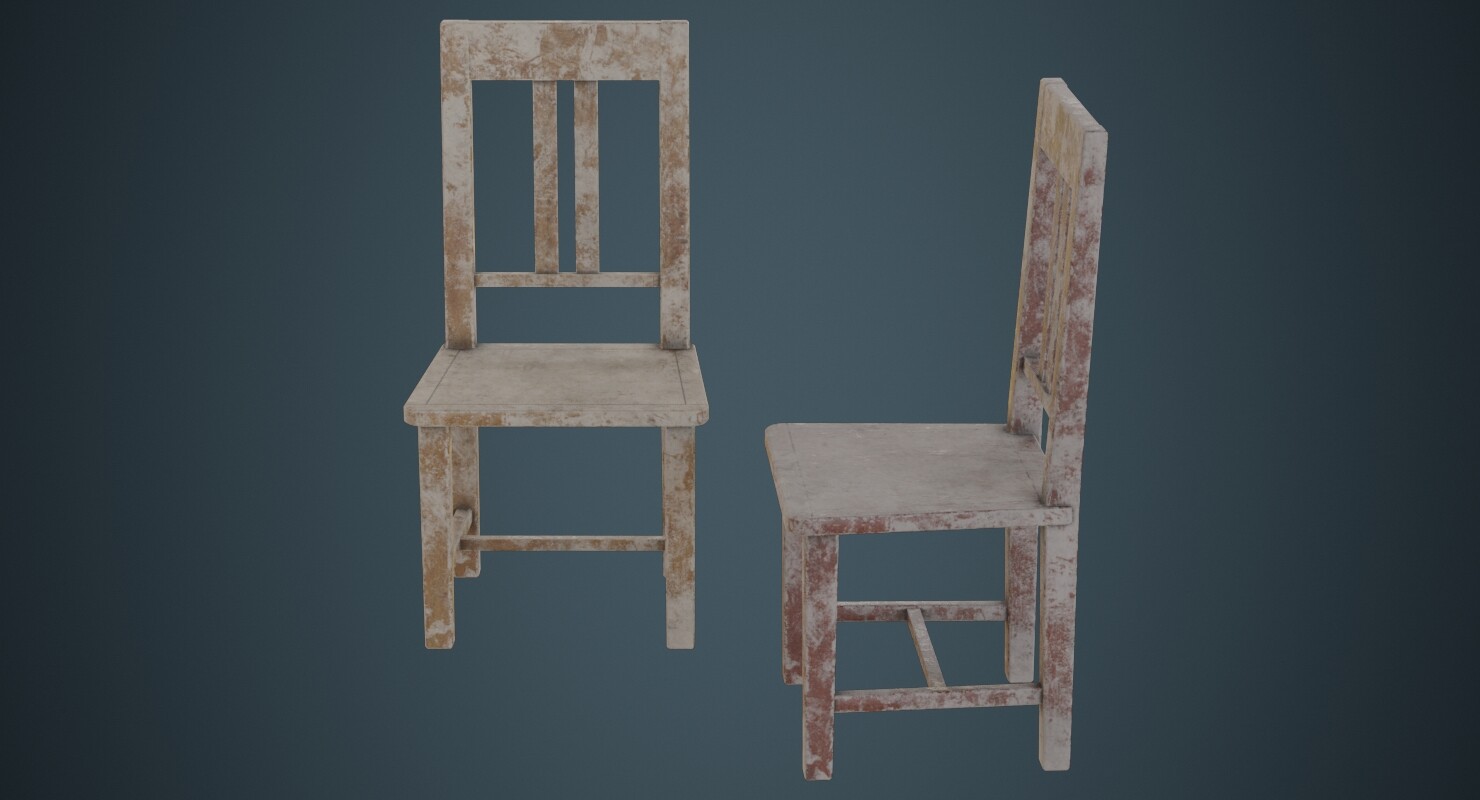 ArtStation - Kitchen Chair 3B | Game Assets