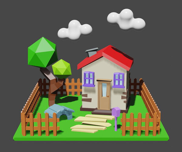 ArtStation - House | Game Assets