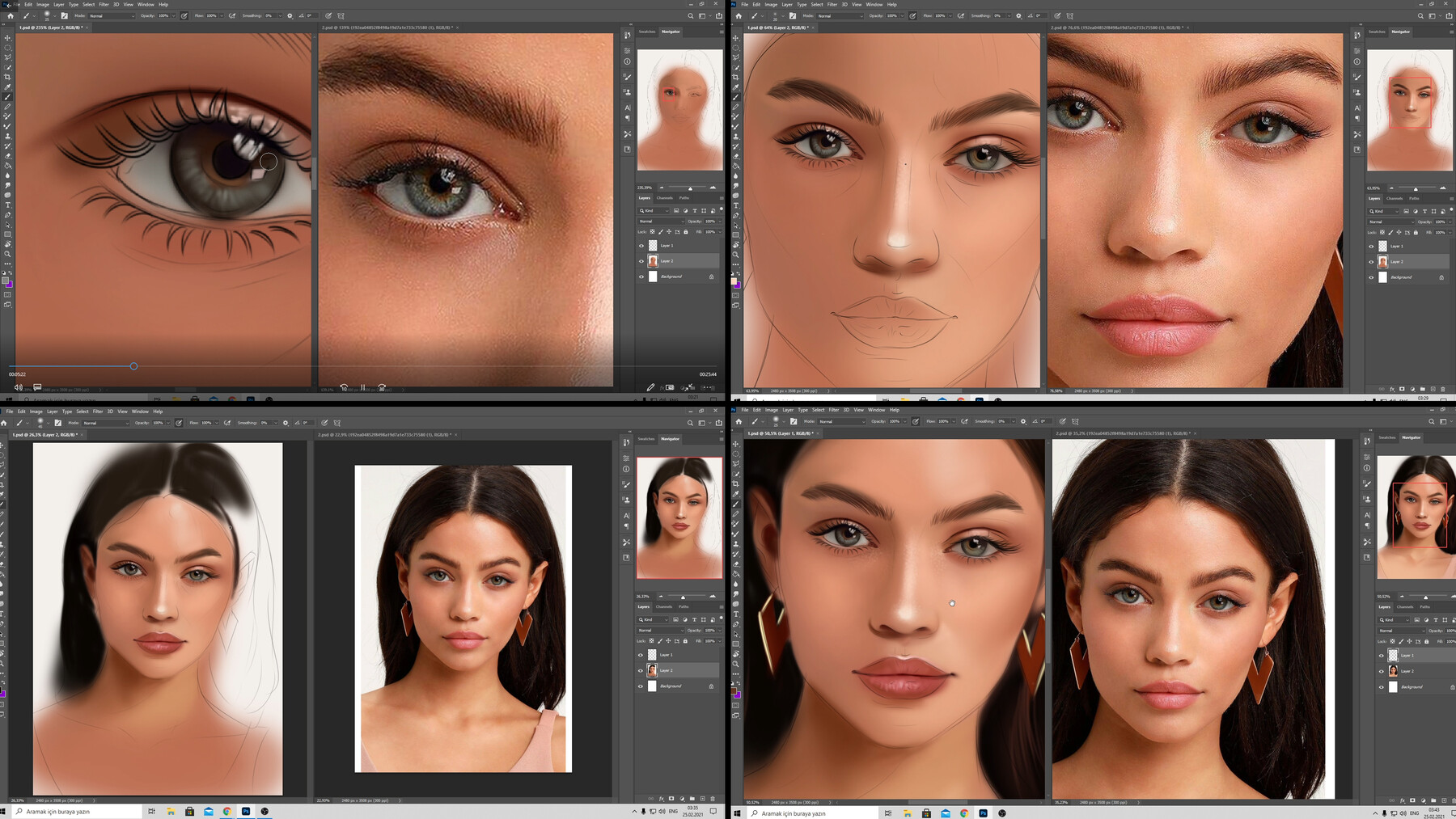 ArtStation - Portrait Painting in Photoshop Video Tutorial | Tutorials