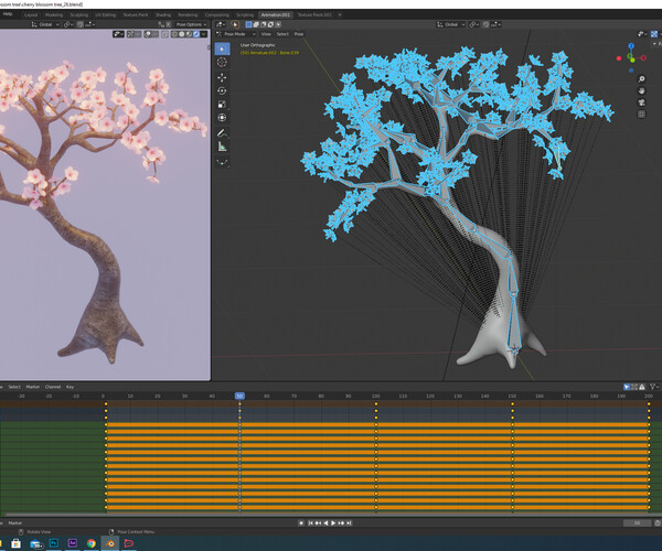 ArtStation - cherry tree | Game Assets