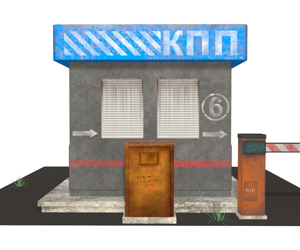 ArtStation - Security booth | Resources