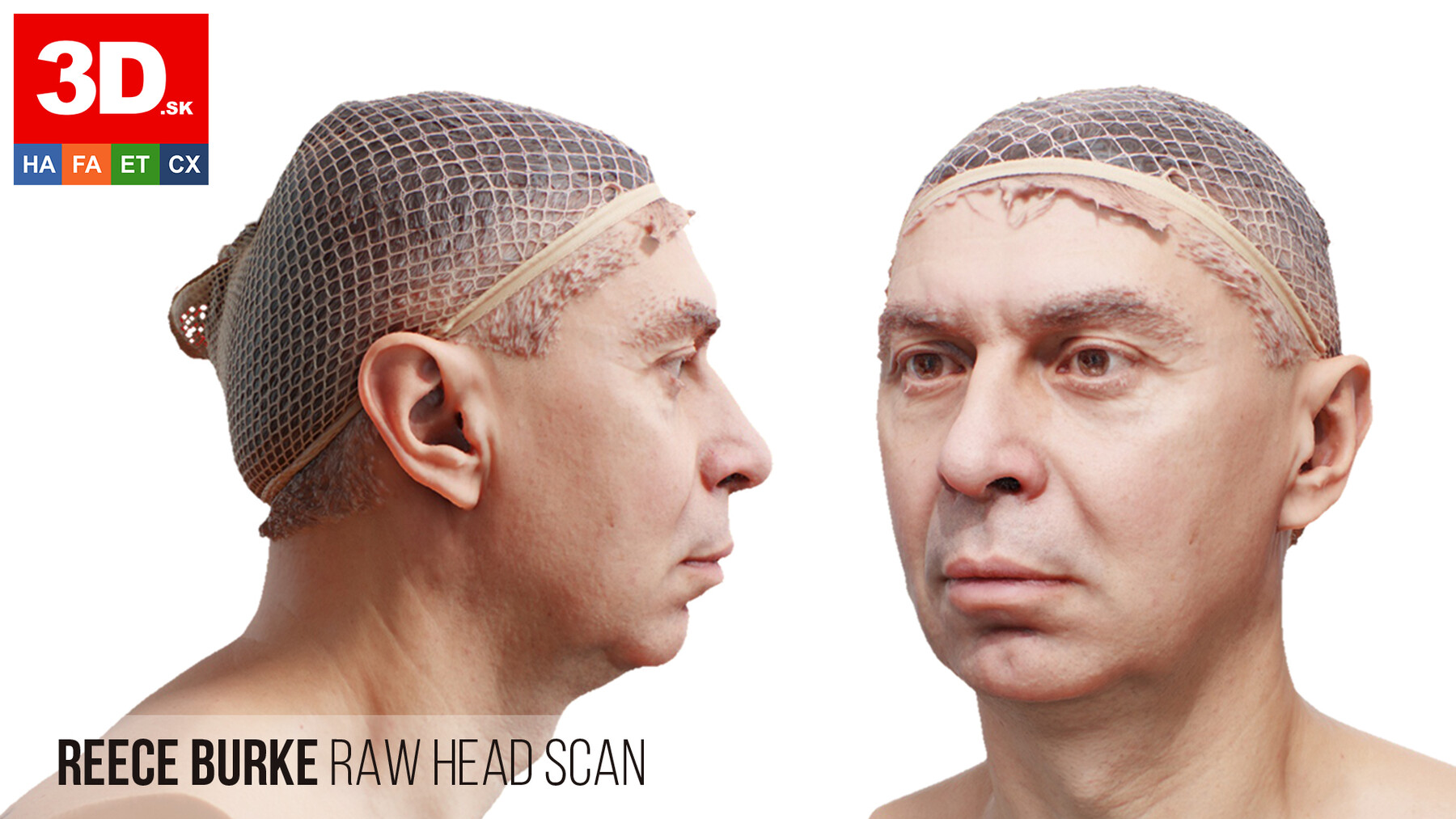 ArtStation - Reece Burke Raw 3D Head Scan | Game Assets