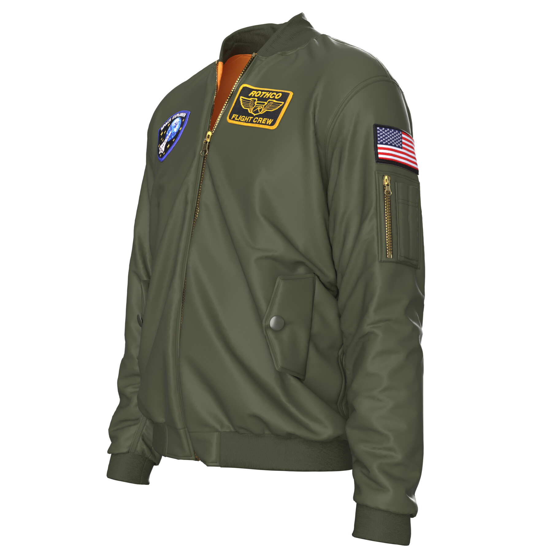 ArtStation - Flight Jacket, marvelous designer,clo3d | Resources