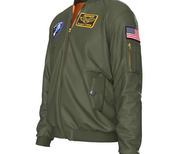 ArtStation - Flight Jacket, marvelous designer,clo3d | Resources
