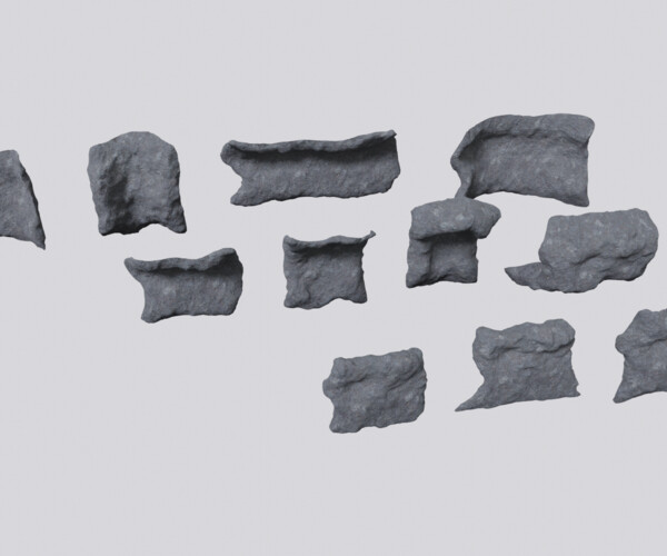 ArtStation - Environmental Cave Rocks Vol.2 - Game Ready and PBR | Game ...