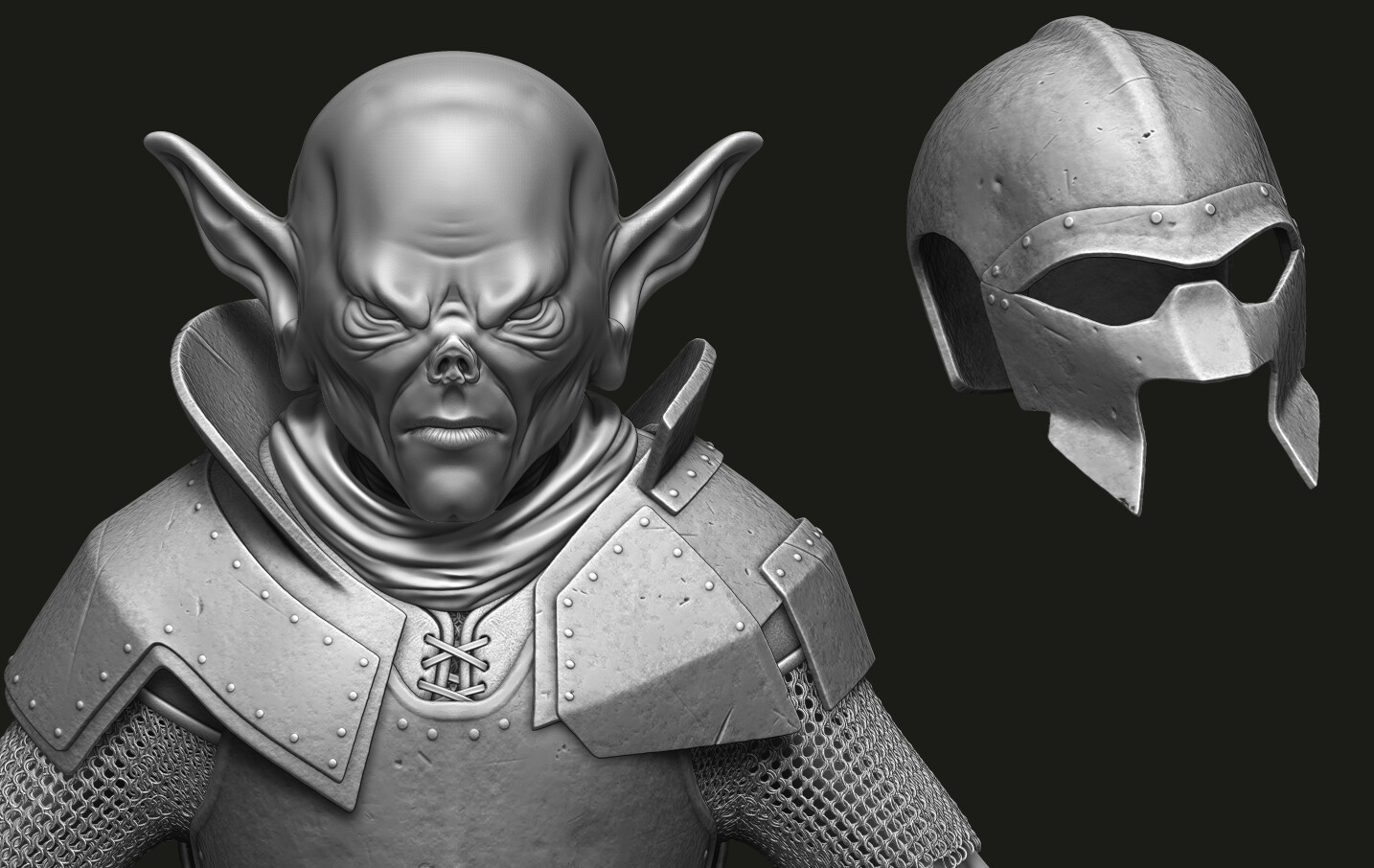 ArtStation - High Poly Goblin Warrior Pack [29 items] | Game Assets