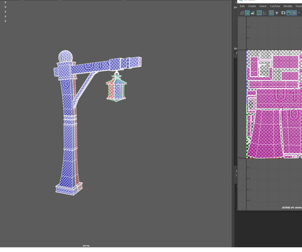 ArtStation - Stylized Lamp Post | Game Assets