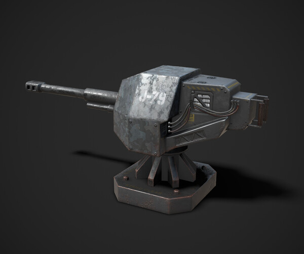 ArtStation - Turret Sentry Game Asset | Game Assets