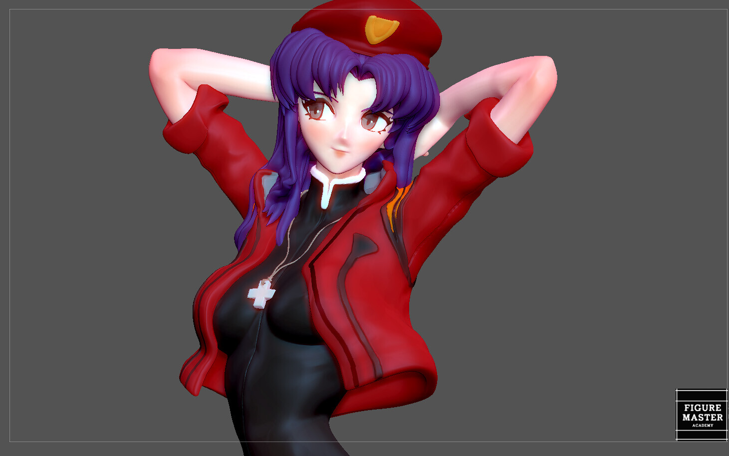 ArtStation - MISATO KATSURAGI UNIFORM EVANGELION ANIME SEXY GIRL ...