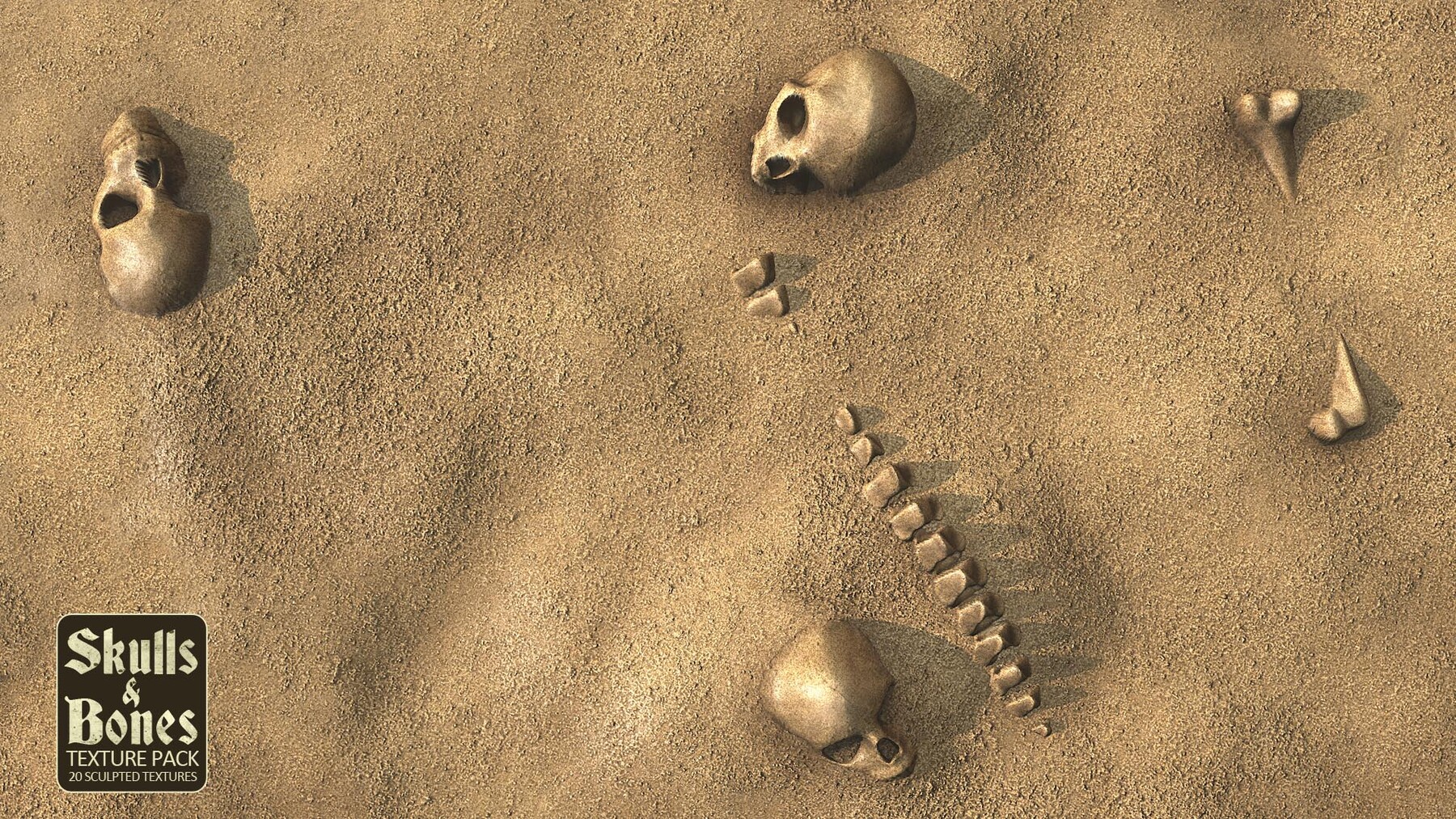ArtStation - Skulls & Bones Textures | Game Assets