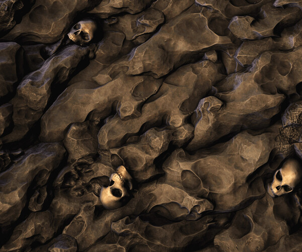 ArtStation - Skulls & Bones Textures | Game Assets