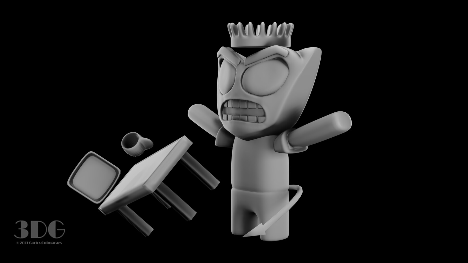 ArtStation - Demon Rage Sculpt | Resources