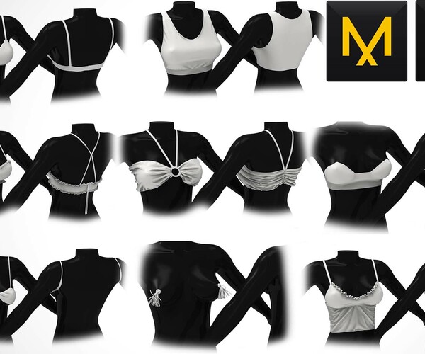 ArtStation - 8 Bra for Woman MD / Clo3D | Resources