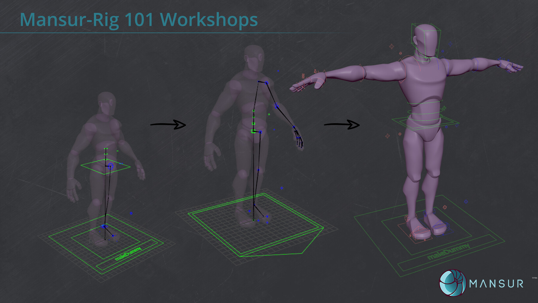 ArtStation - Mansur-Rig 101 Tutorial Series Workshops | Tutorials