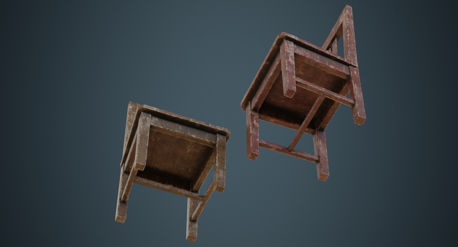 ArtStation - Kitchen Chair 4B | Game Assets