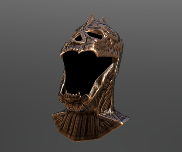ArtStation - Skull Helmet | Game Assets