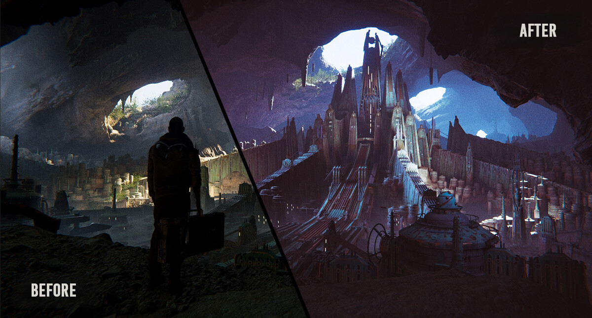 ArtStation - 50 Cyberpunk Unity LUTs Pack | Game Assets