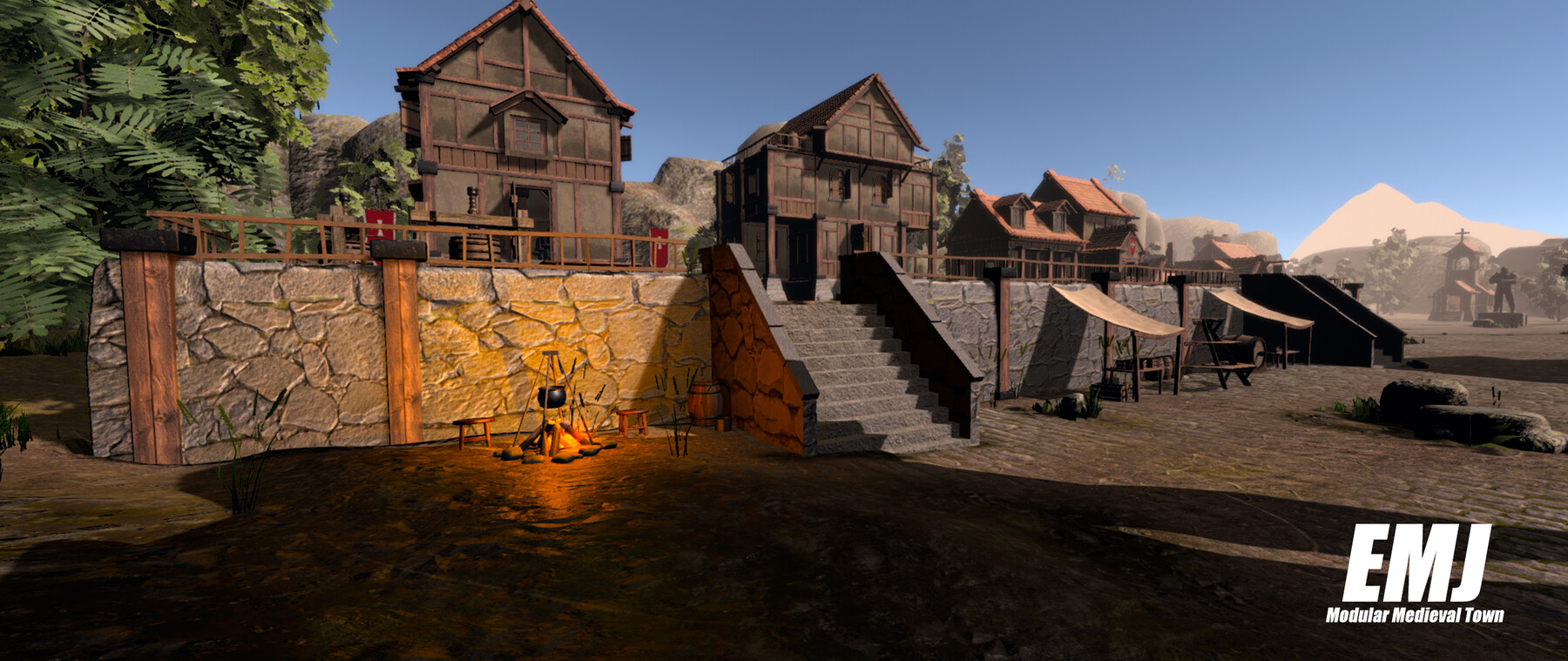 ArtStation - Modular Medieval Town | Game Assets