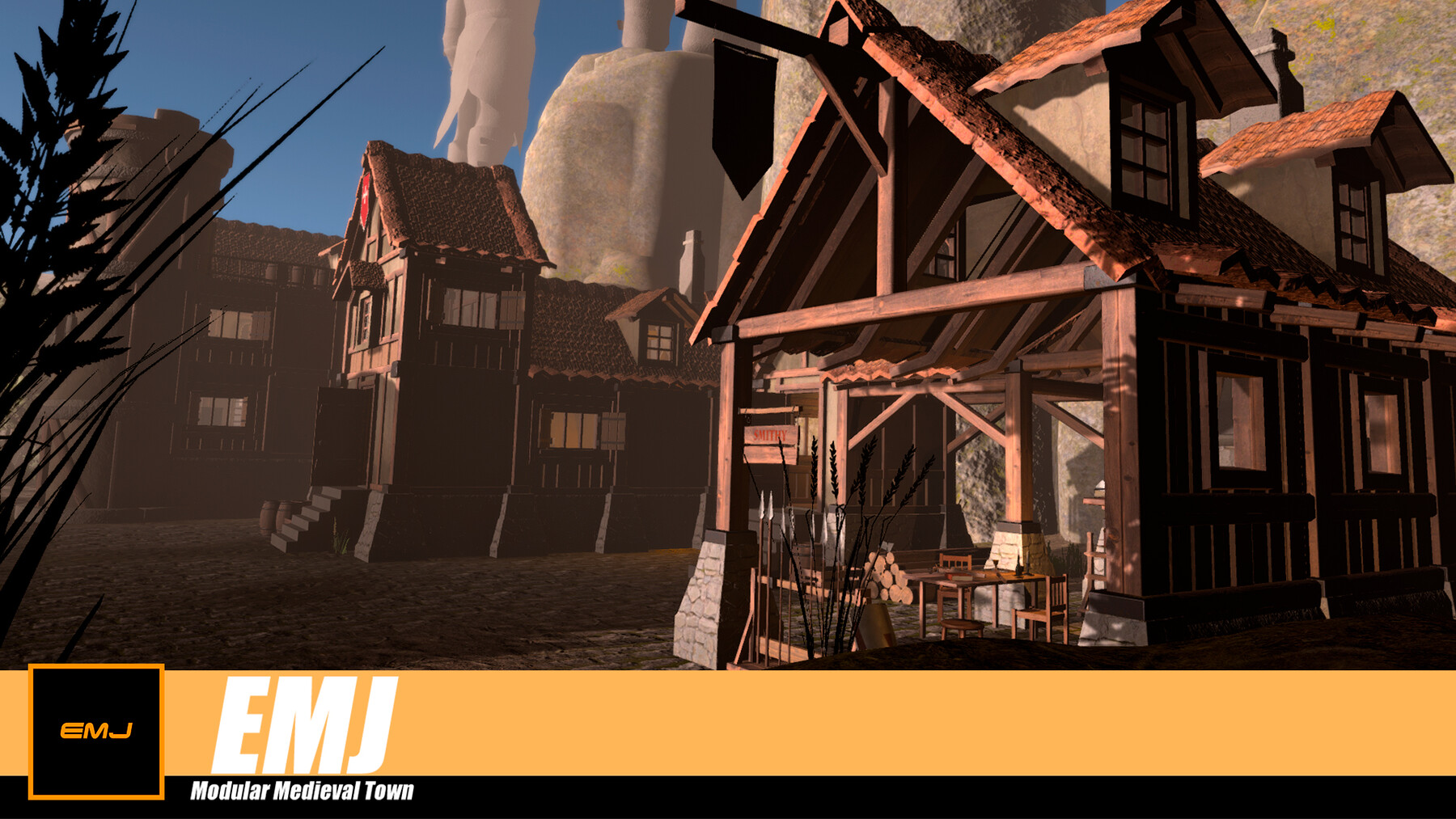 ArtStation - Modular Medieval Town | Game Assets