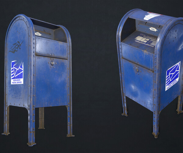 ArtStation - Mailbox - Low Poly | Game Assets
